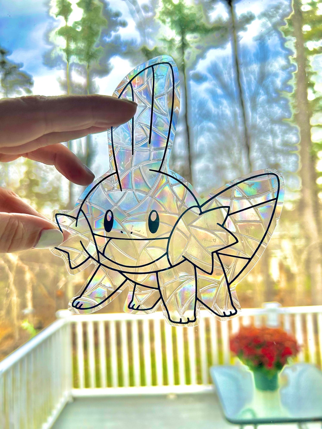 Pokémon Mudkip Sun Catcher, Rainbow Maker, Window Decal - Etsy