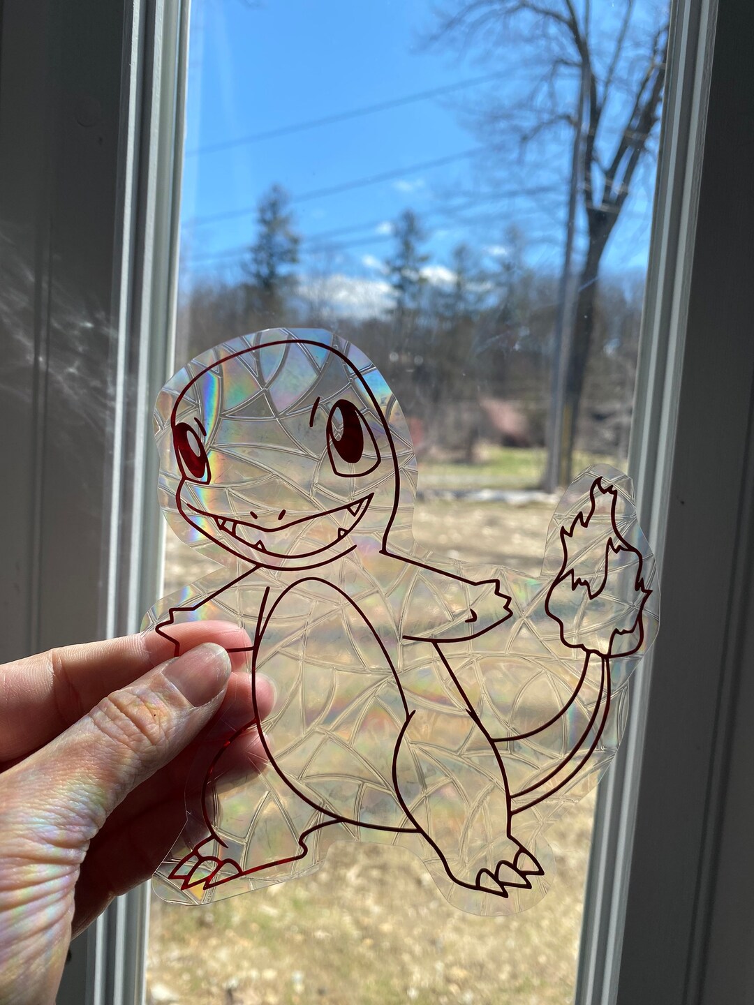 Pokémon Charmander Sun Catcher, Rainbow Maker, Window Decal - Etsy