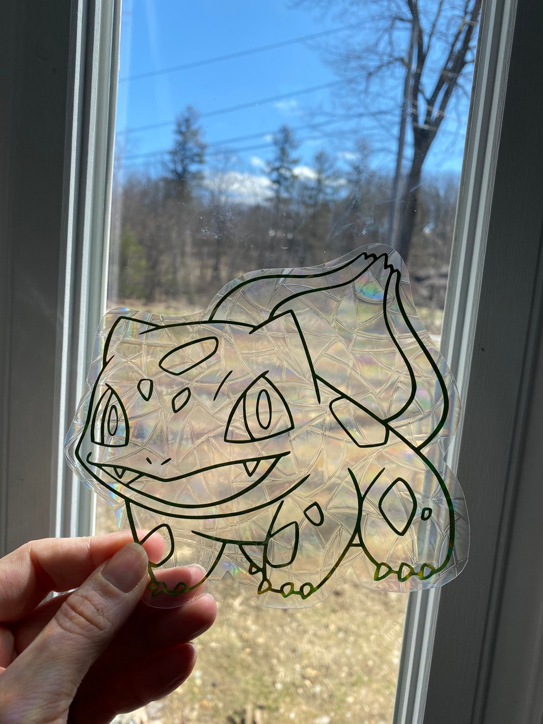Pokémon Bulbasaur Sun Catcher, Rainbow Maker, Window Decal - Etsy