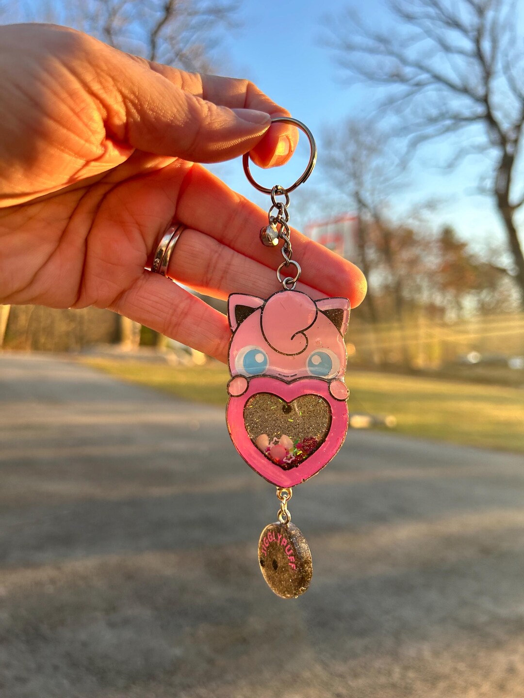 Pokémon Jigglypuff Shaker Keychain - Etsy