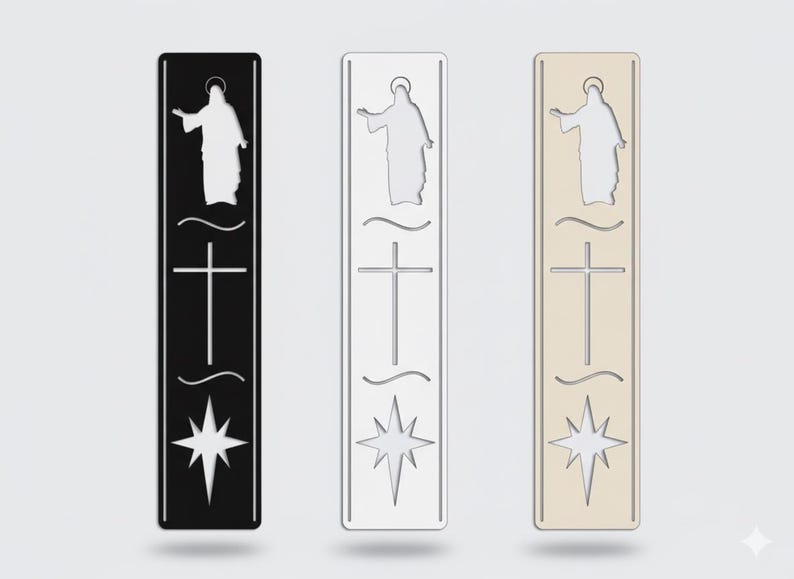 3D Printing STL File - Religious Bookmark - Etsy