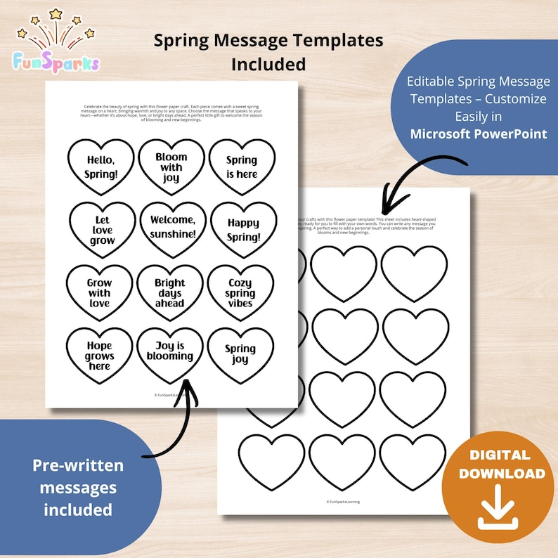 Build a Flower Paper Craft Kit | Spring Activity, Kids Cut and Paste ...