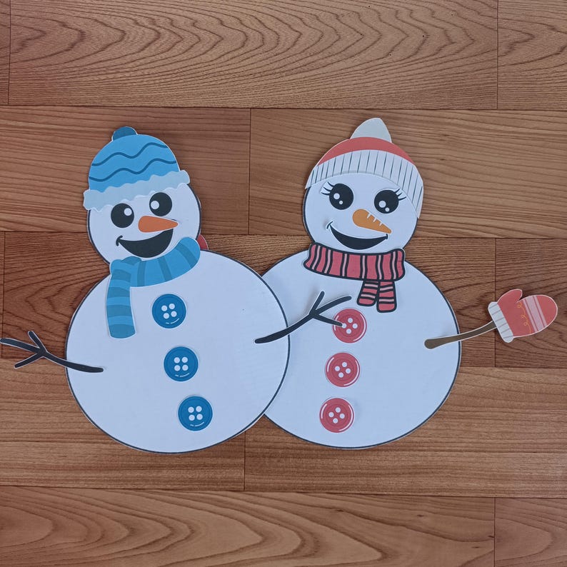 Build a Snowman Activity | Winter Craft, Cut and Paste (digital ...