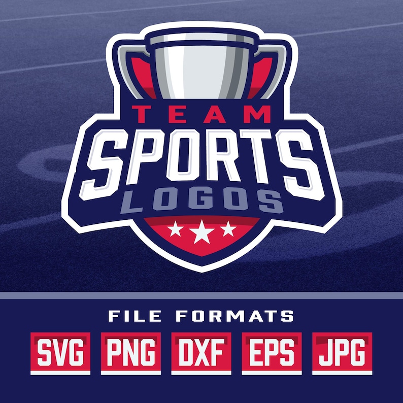 Football Logo Black and White – Instant Download SVG - Etsy