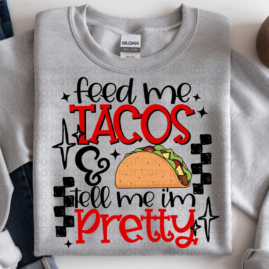 Playful Tacos Pretty PNG (digital Download) - Etsy