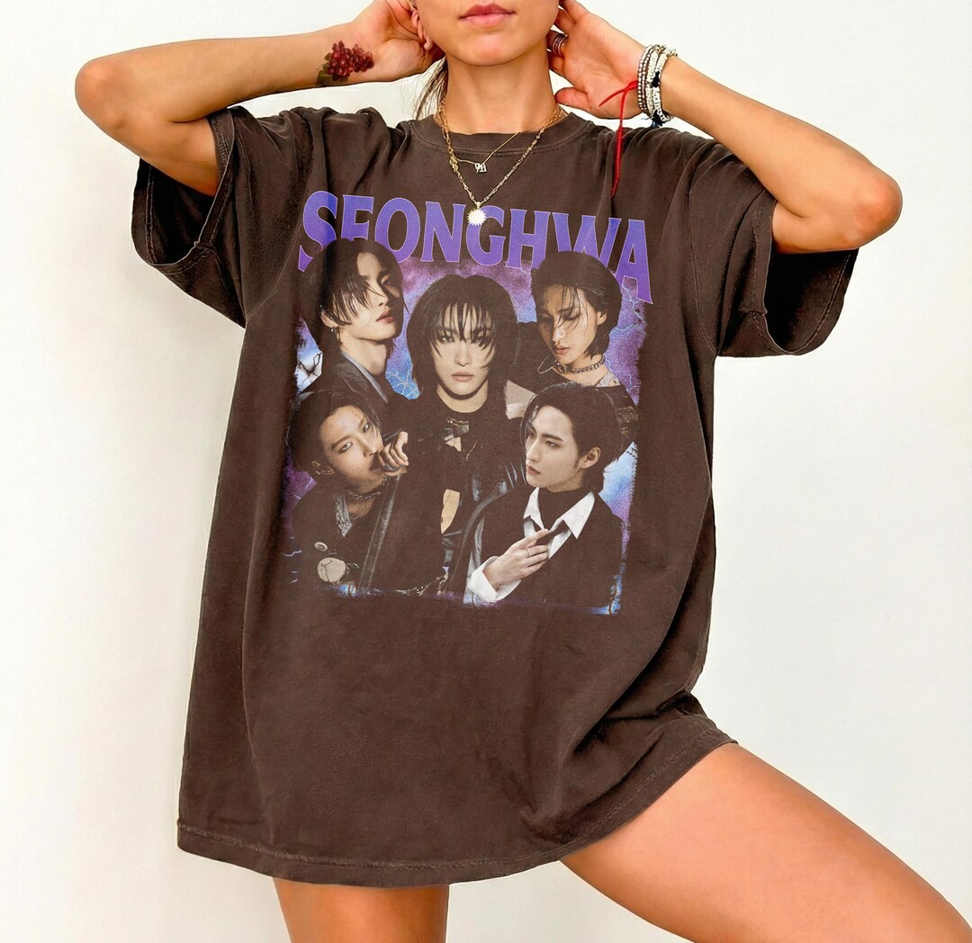 ATEEZ Seonghwa Graphic Tee, Kpop Fan World Tour Shirt - Etsy
