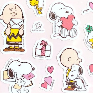 Snoopy and Friends Deco Sticker (1 Sheet) - Etsy
