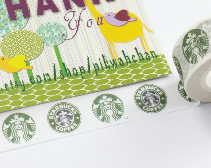 Starbucks Coffee Logo Washi Tape (15mm X 10M) - Etsy