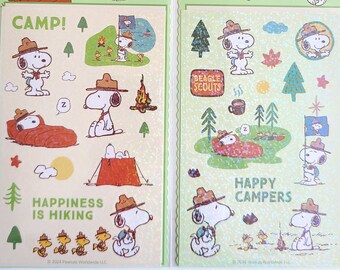 48pcs Peanuts Snoopy Sticker Book Journaling Scrapbooking Deco Stickers ...