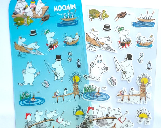 Moomin Characters Deco Sticker 1 Sheet - Etsy