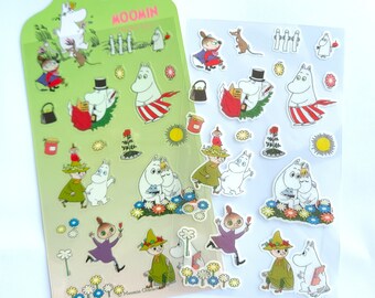 Moomin Characters Deco Sticker made in Japan - Etsy