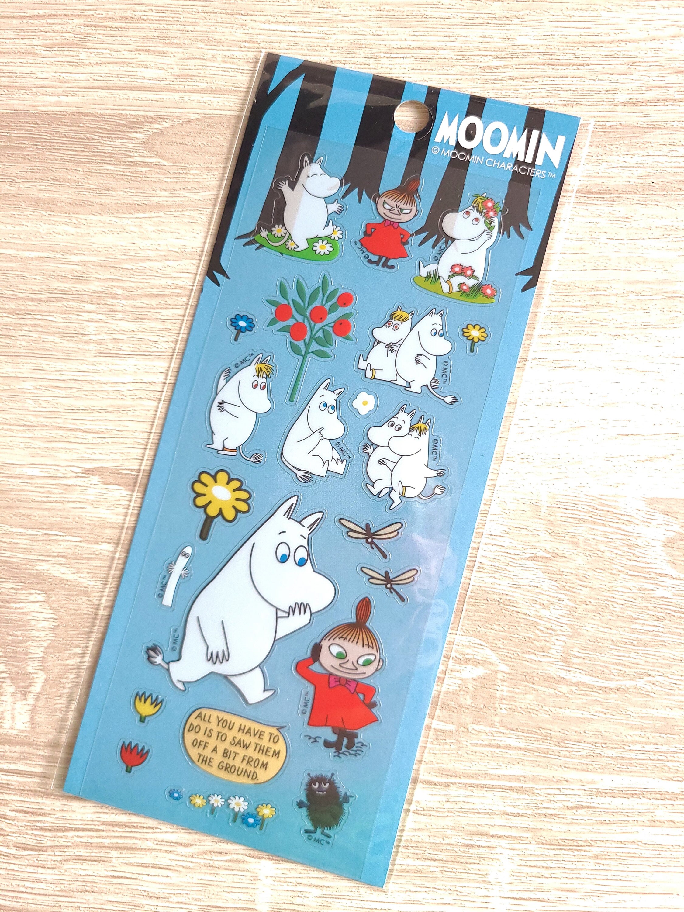 Moomin Characters Deco Sticker (1 Sheet) - Etsy