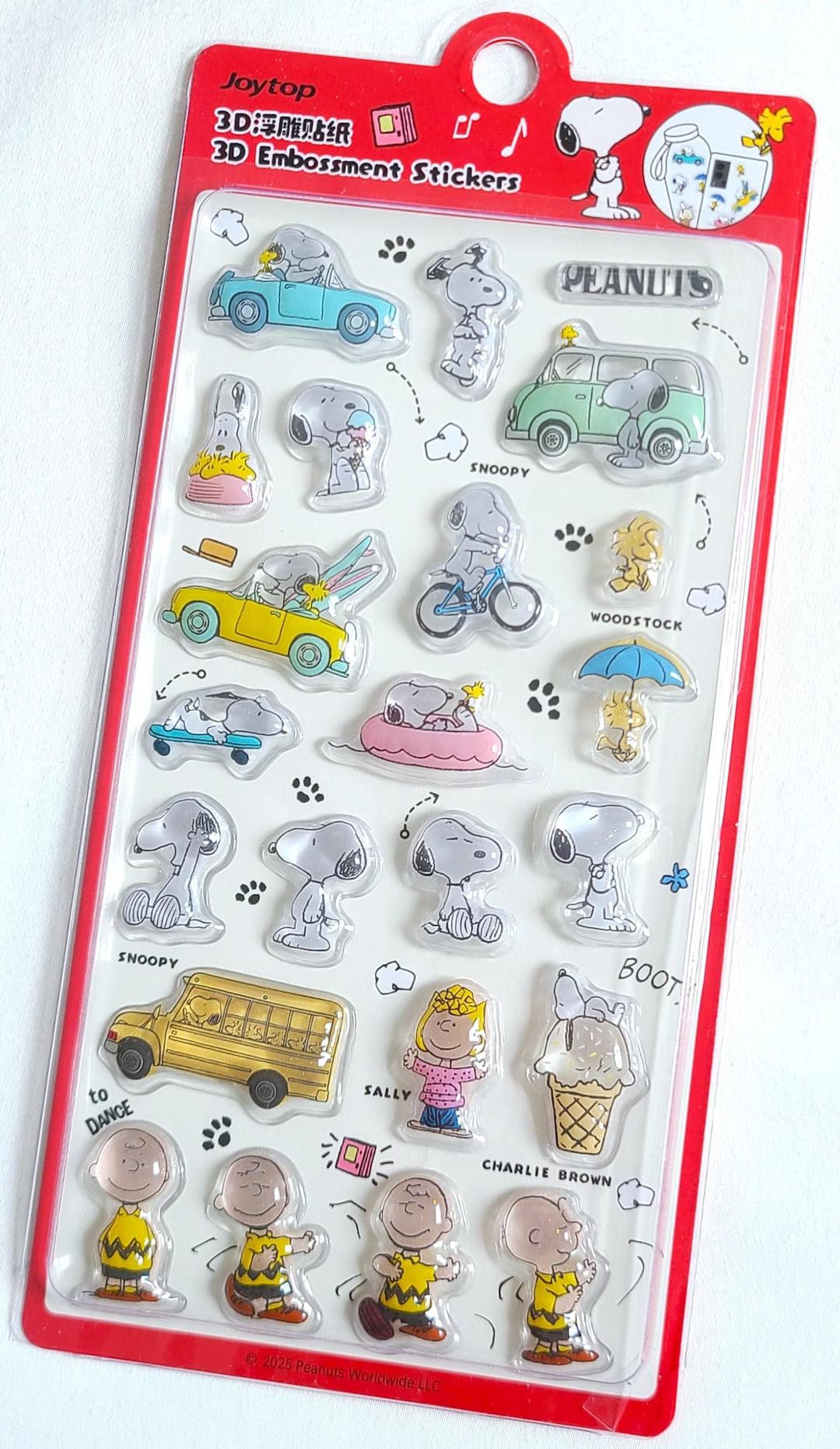 3D Snoopy Embossment Stickers, Hard Resin Decoden Craft Supplies - Etsy