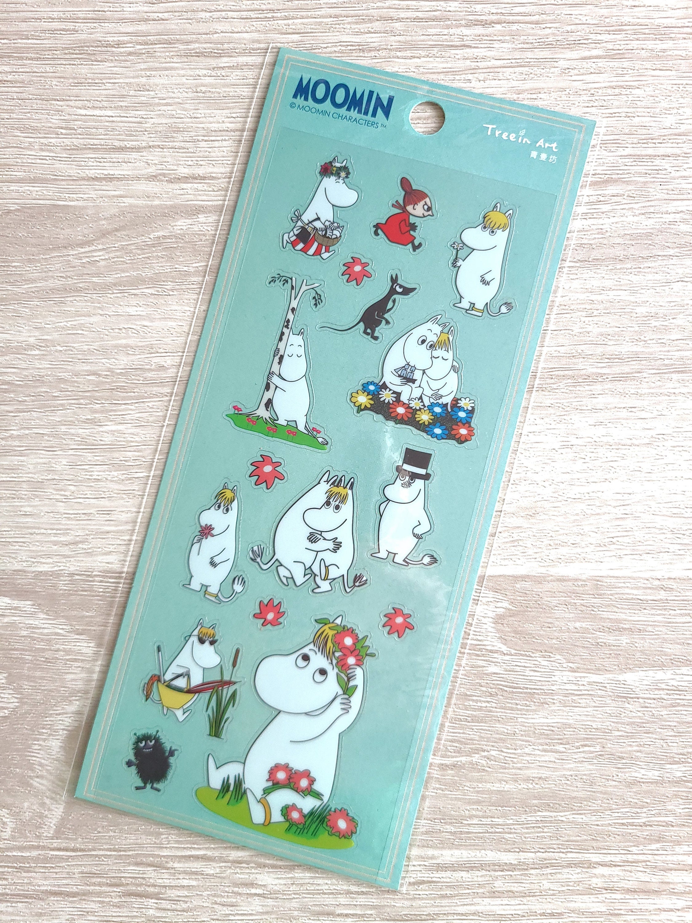 Moomin Characters Deco Sticker (1 Sheet) - Etsy