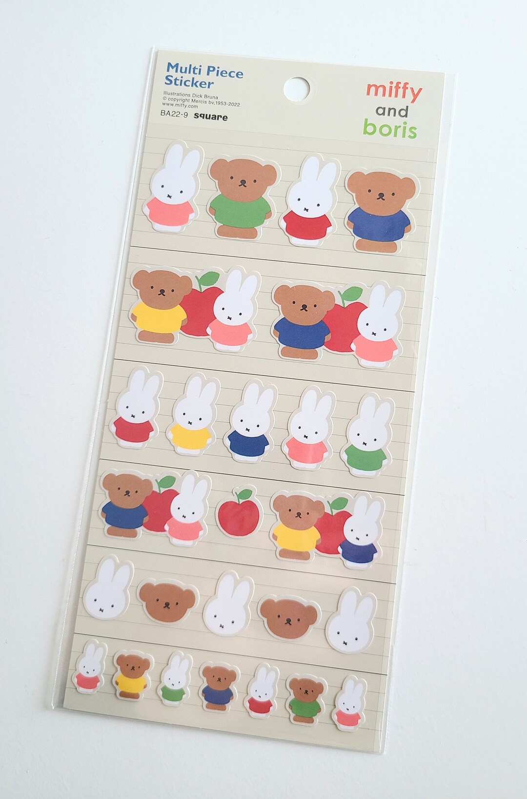 Miffy Deco Sticker 1 Sheet - Etsy