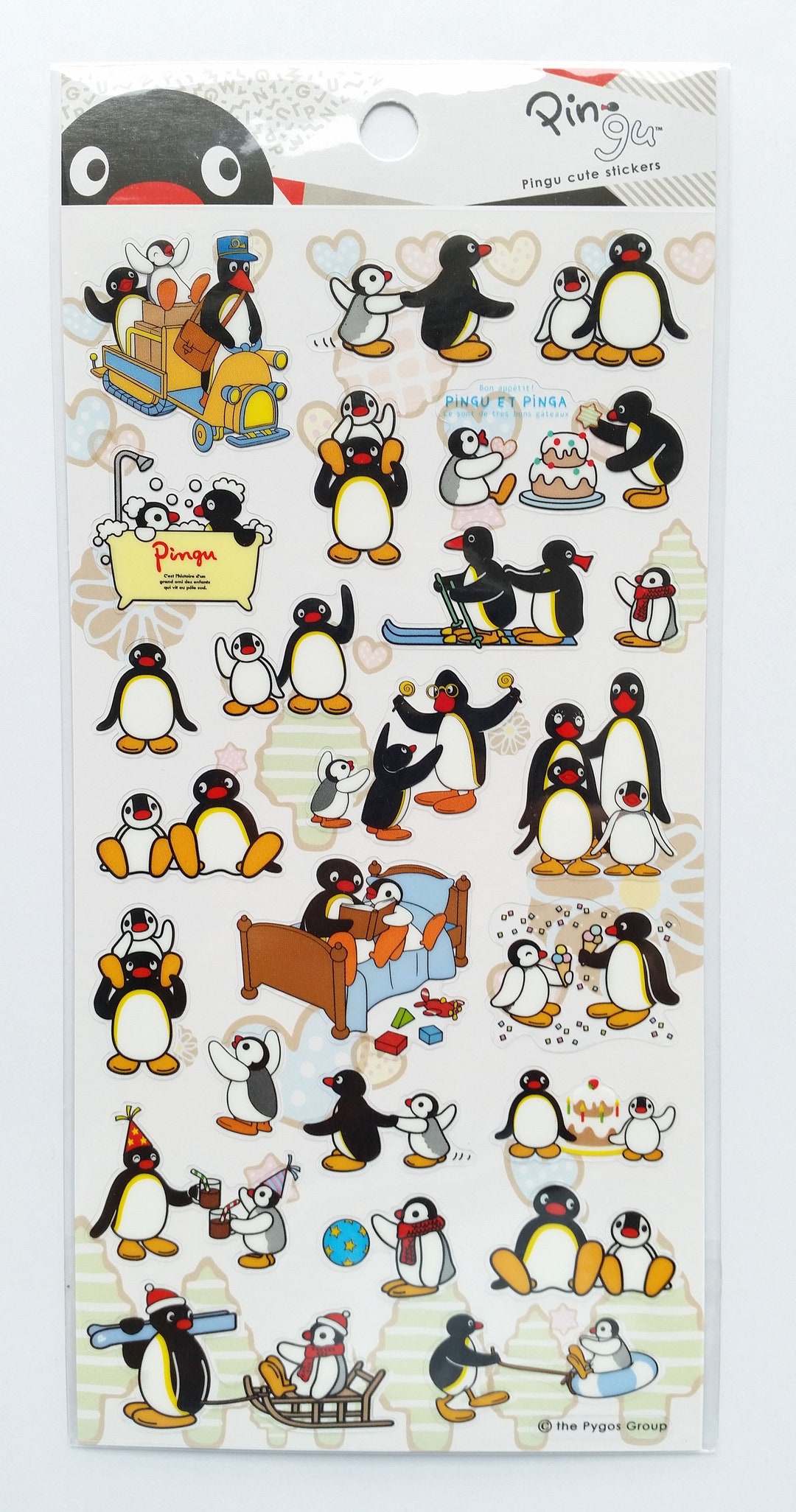 Cute Pingu Penguin Deco Sticker - Etsy
