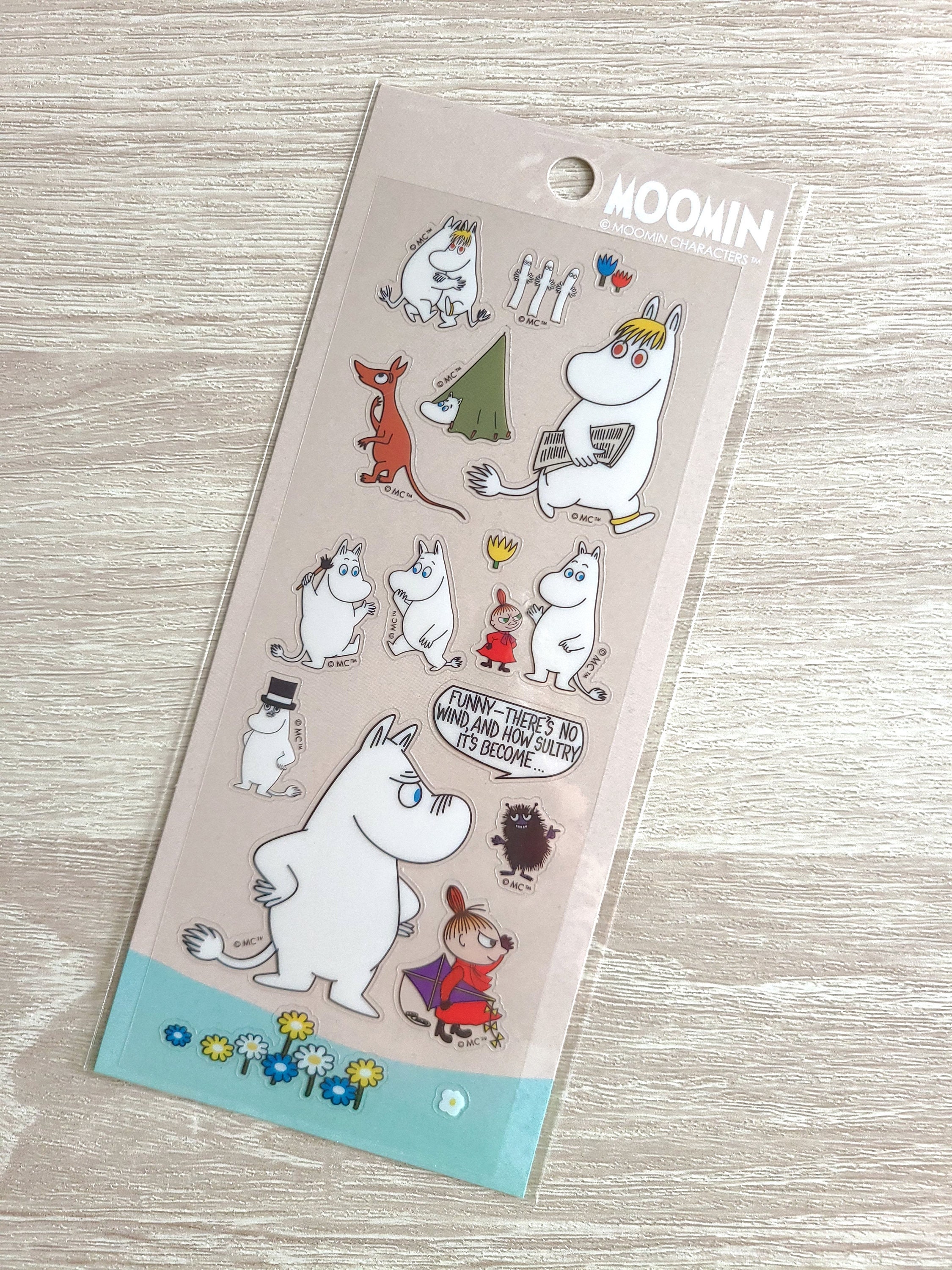Moomin Characters Deco Sticker 1 Sheet - Etsy UK