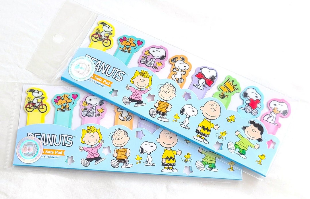 Snoopy Sticky Notes / Removable Adhesive Paper / Memo / Page Markers ...