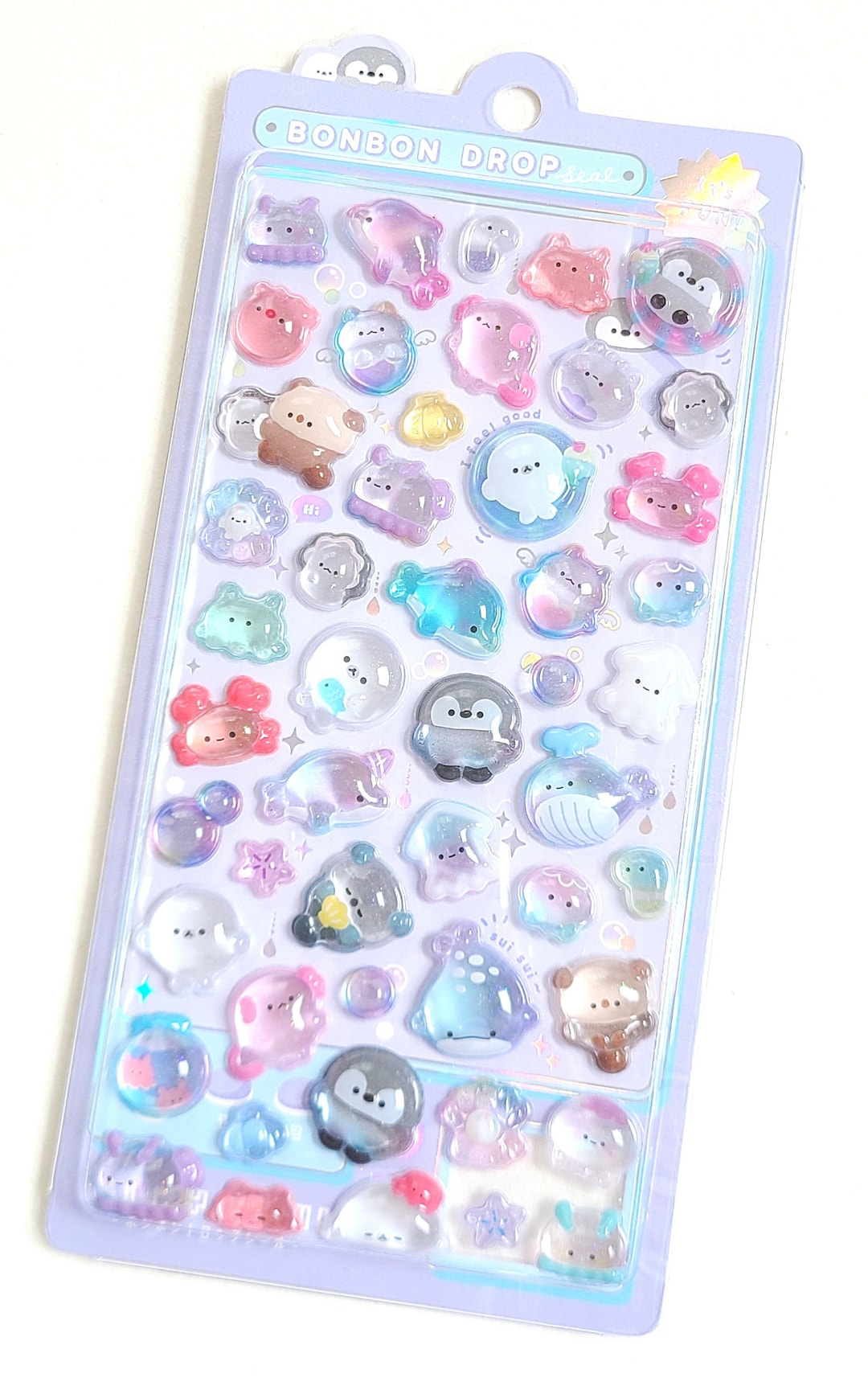 3D BONBON DROP Seal Deco Sticker (1 Sheet) - Etsy