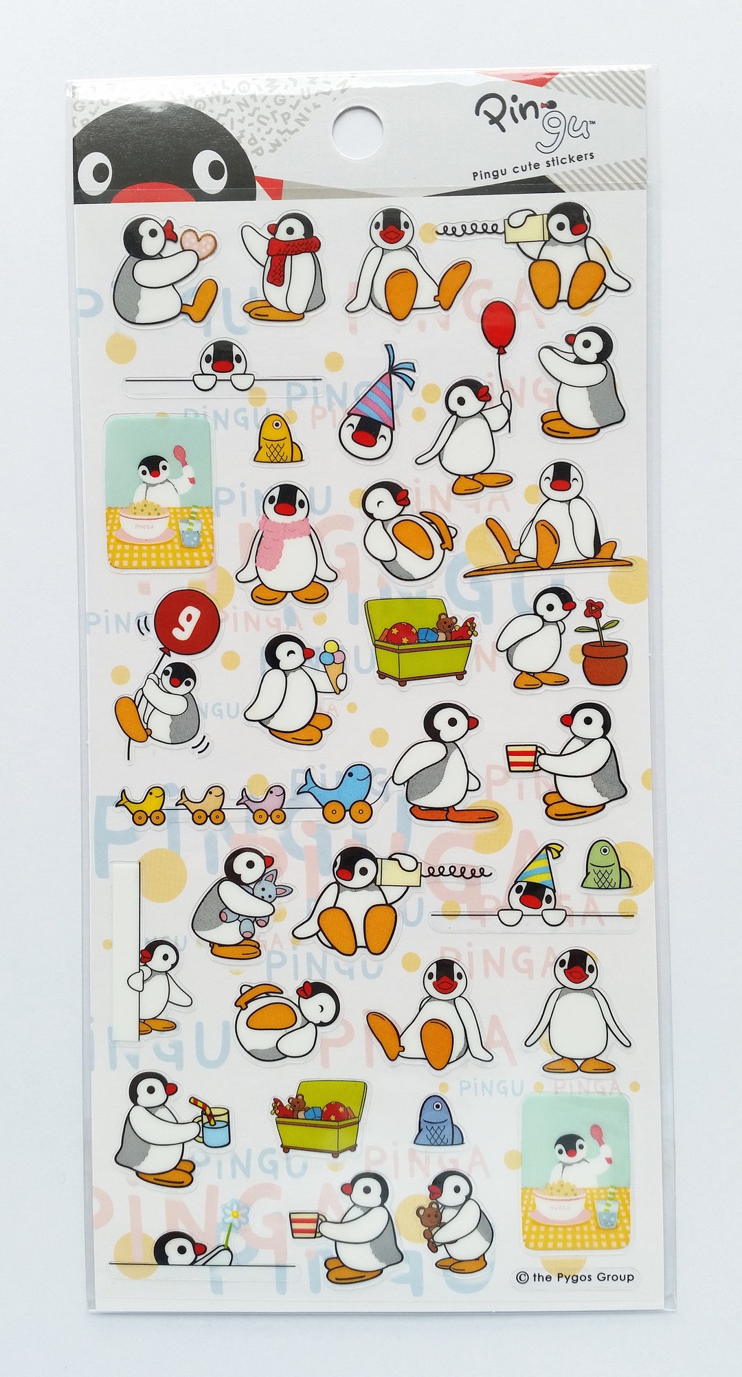 Cute Pingu Penguin Deco Sticker - Etsy