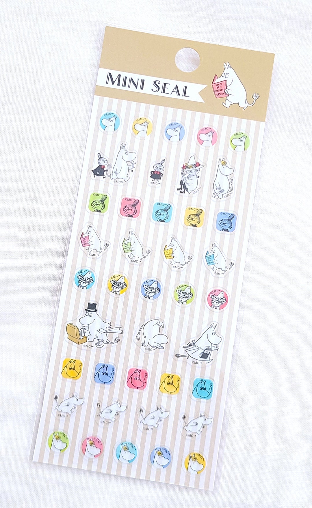 Moomin Characters Mini Seal Sticker - Etsy