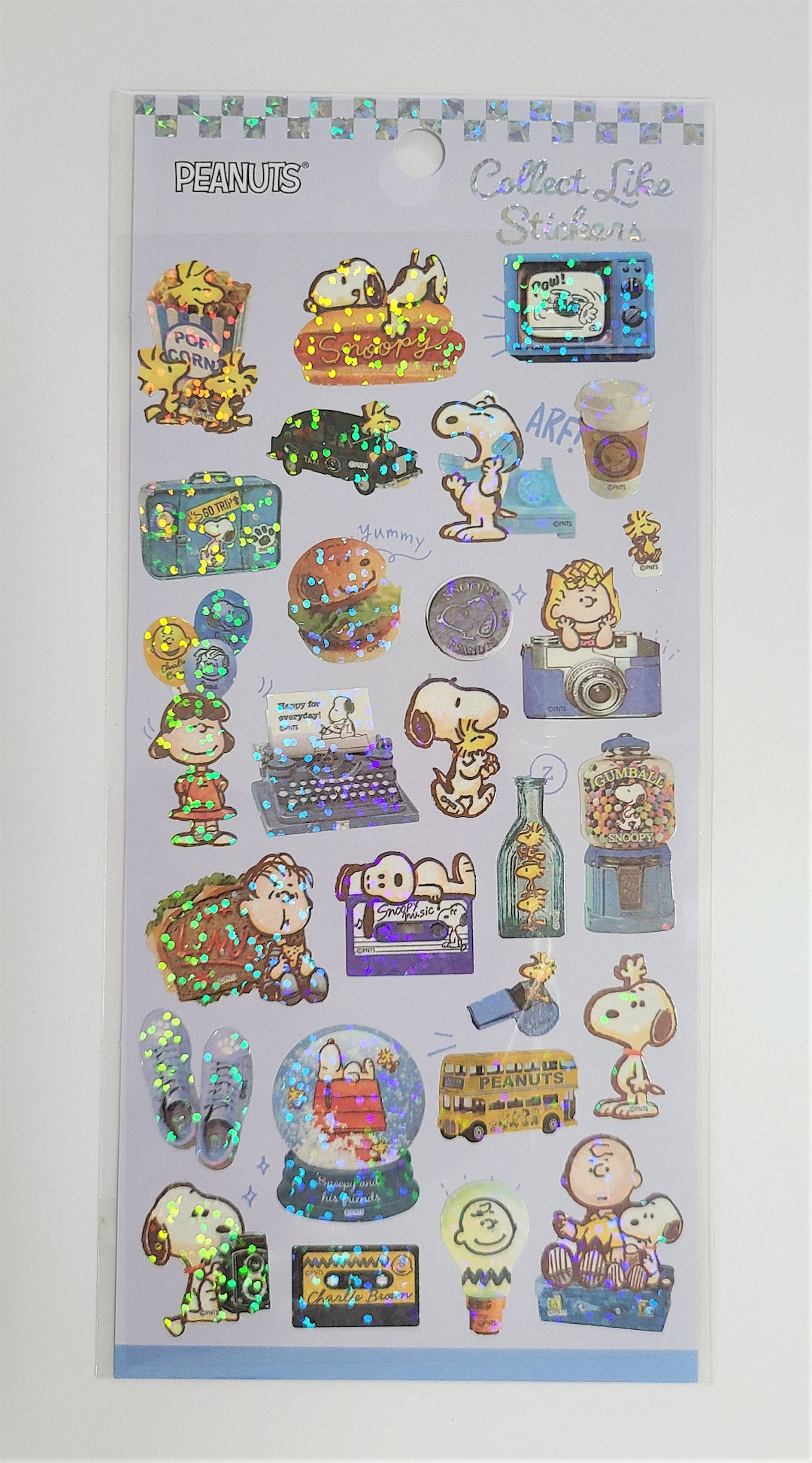 Funny Snoopy Bling Deco Sticker (1 Sheet) - Etsy