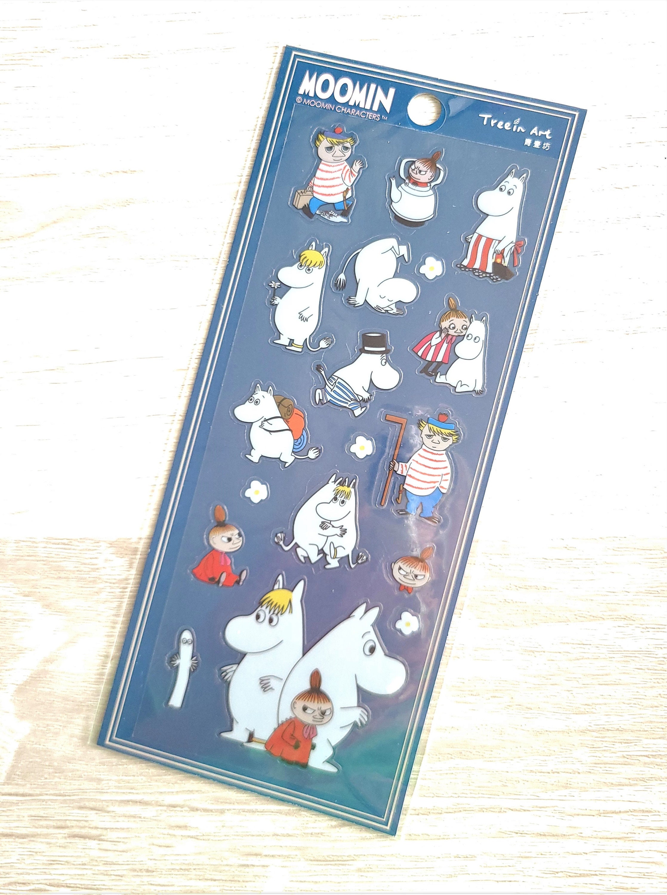 Moomin Characters Deco Sticker 1 Sheet - Etsy