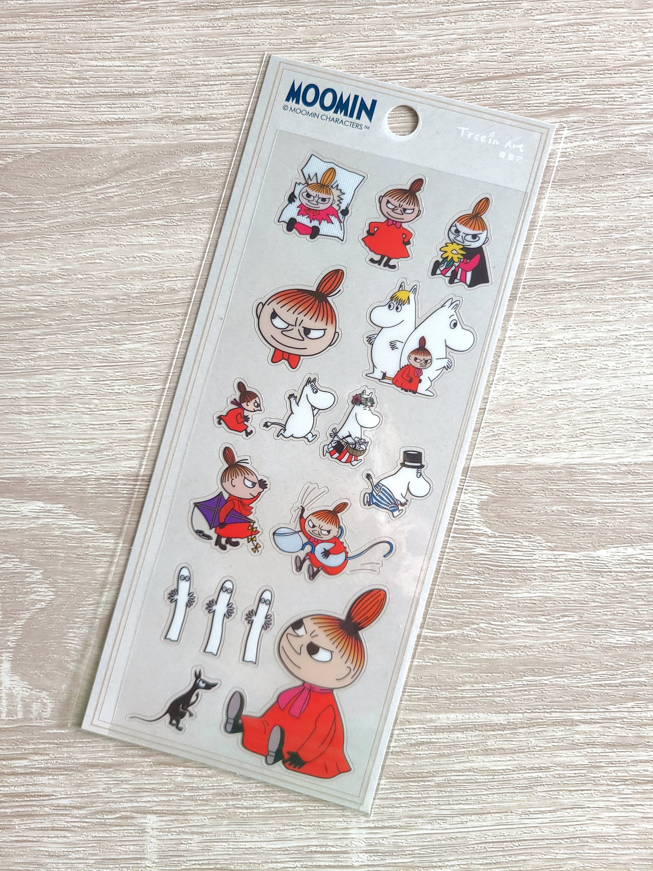 Moomin Characters Deco Sticker 1 Sheet | Etsy