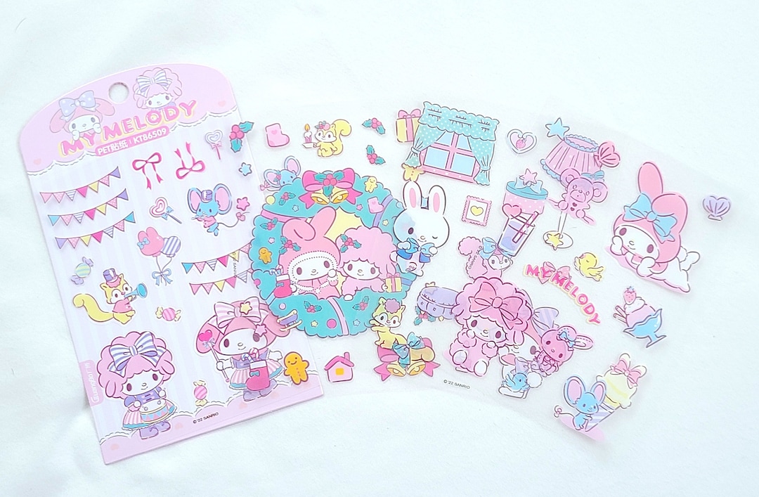 My Melody Deco Sticker 4 Sheets - Etsy