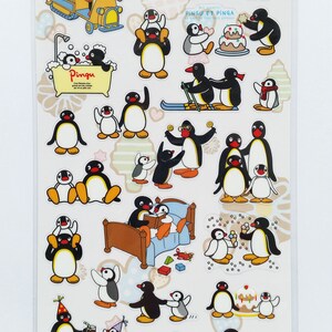 Cute Pingu Penguin Deco Sticker - Etsy