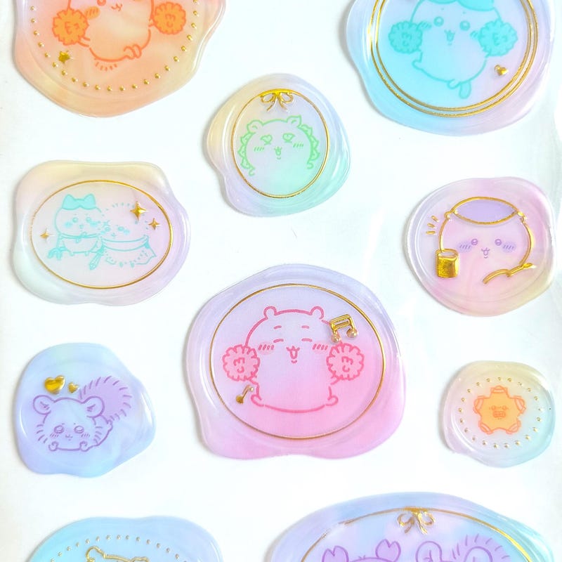 Chiikawa Deco Stickers - Etsy