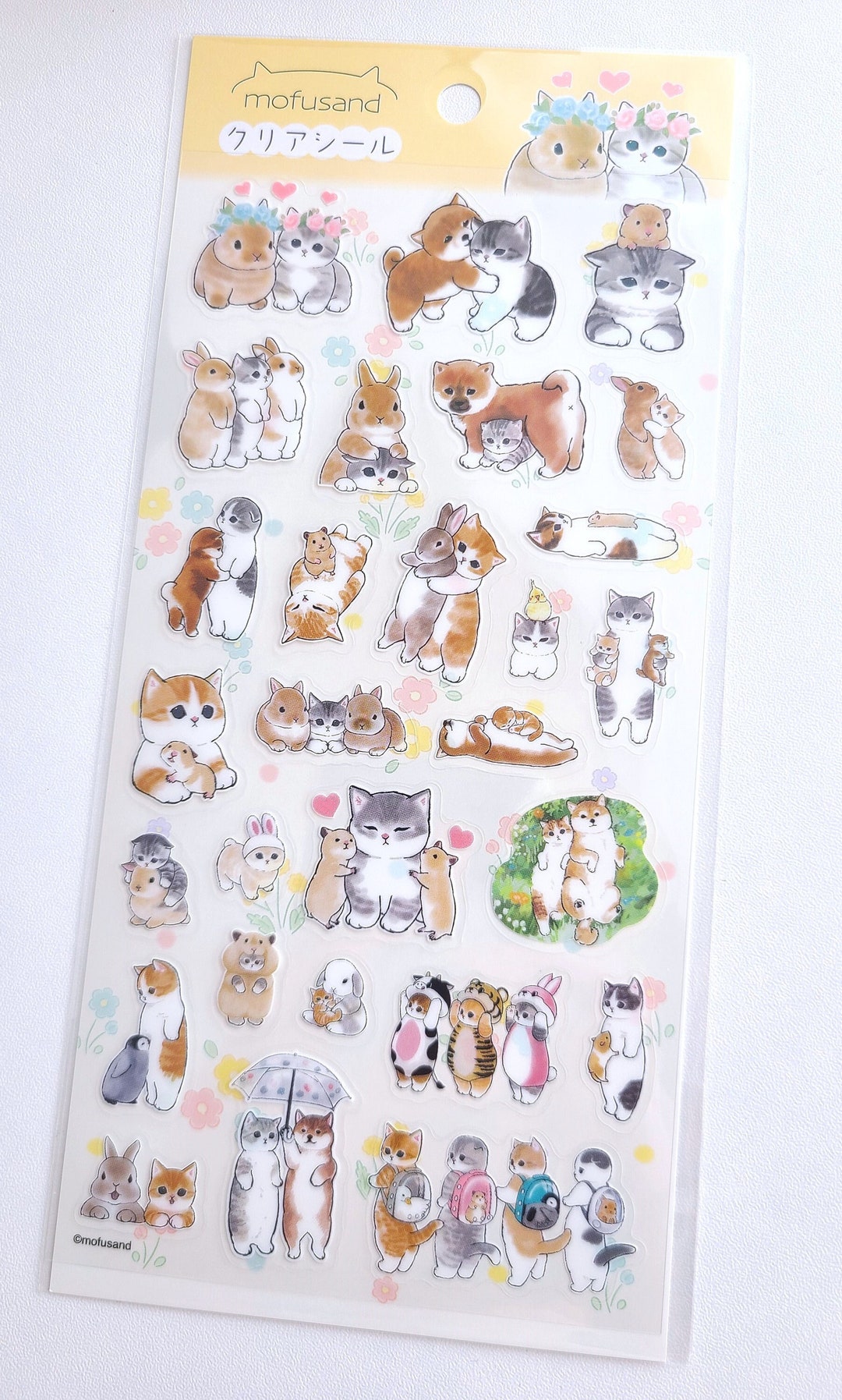 Mofusand Deco Sticker 1 Sheet - Etsy