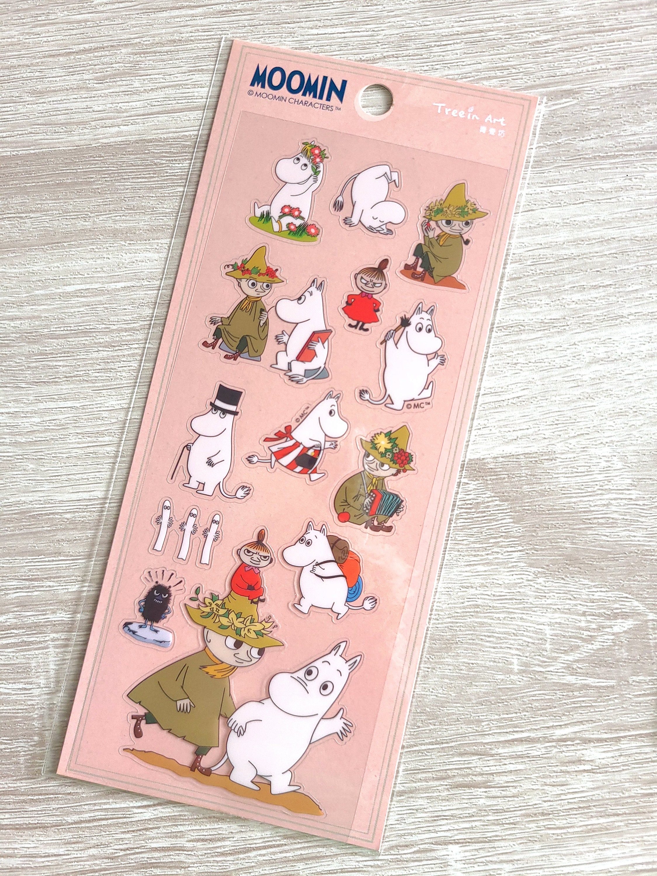 Moomin Characters Deco Sticker (1 Sheet) - Etsy Australia