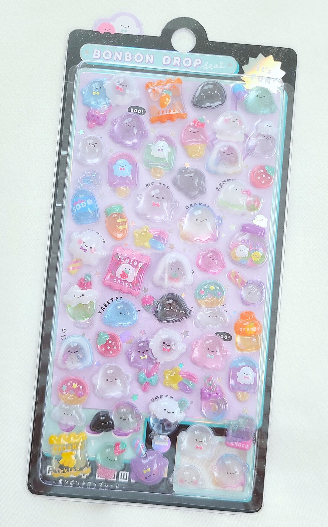 3D BONBON DROP Seal Deco Sticker (1 Sheet) - Etsy