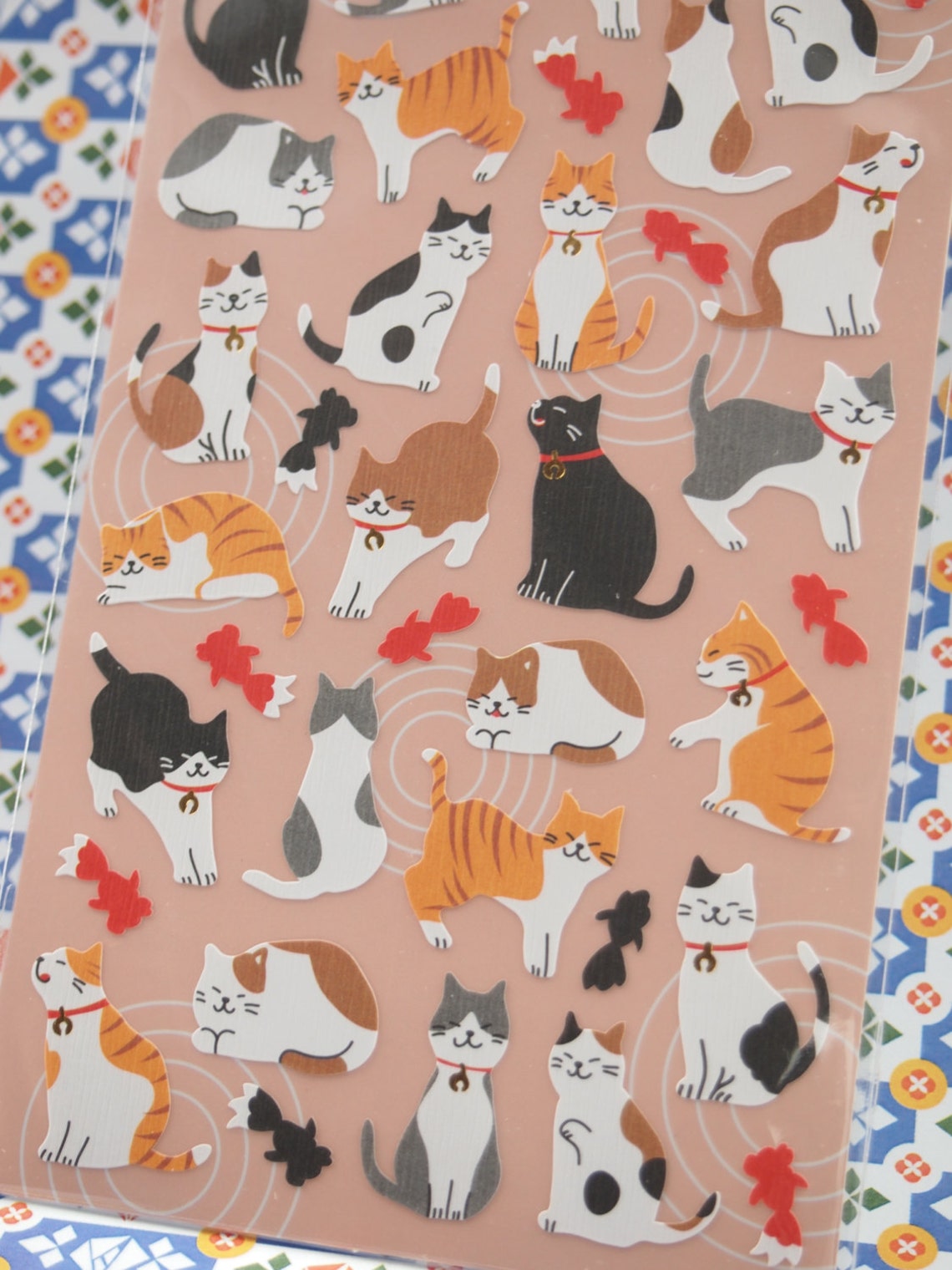 Lovely Cat Deco Sticker 1 sheet | Etsy