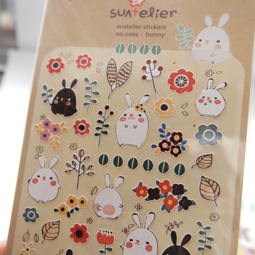Lovely Cat Deco Sticker 1 Sheet - Etsy