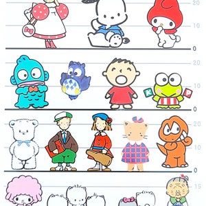 Sanrio Characters 4 Size Sticker - Etsy