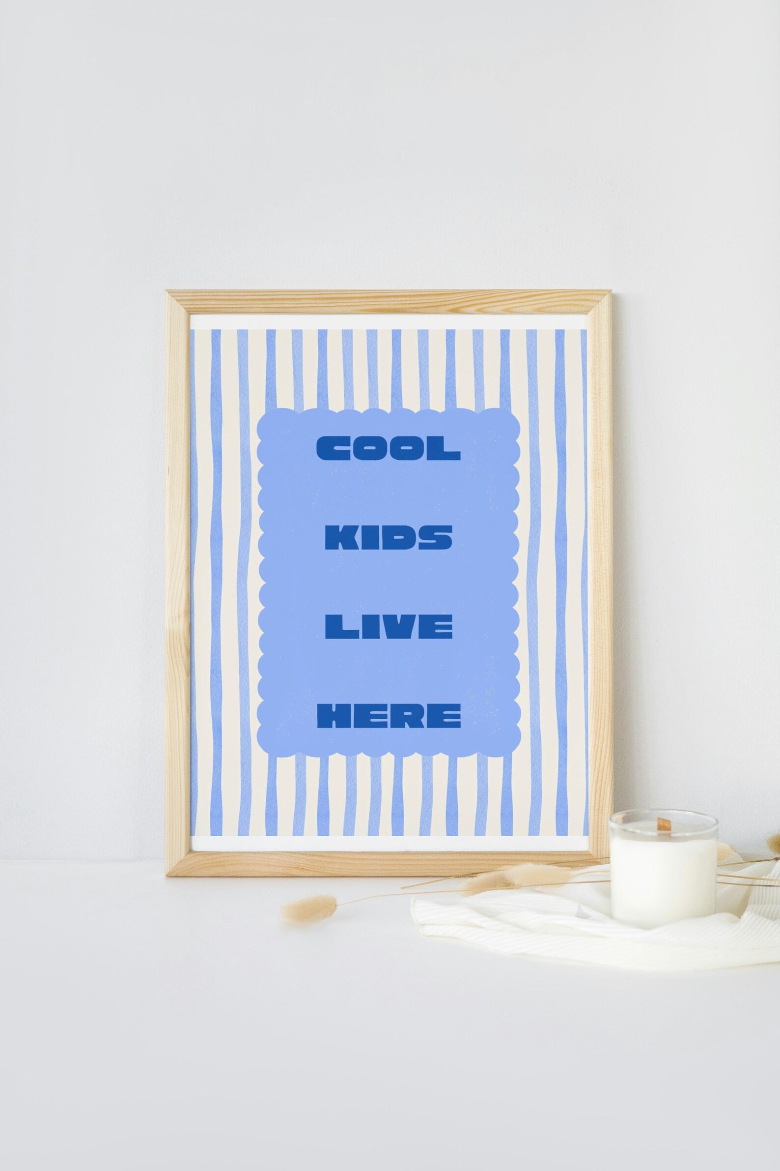 Boys Kindness Digital Wall Art Room Decor House Gift Idea for Cool Kids ...