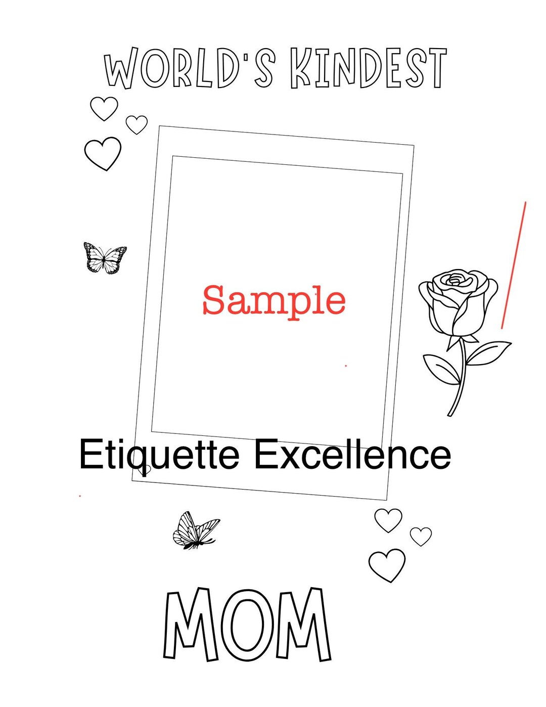 Mother's Day Printable, Color Activity Page,mother's Day Gift Kids ...