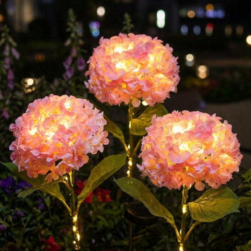 Hydrangea Garden Lights - Etsy UK