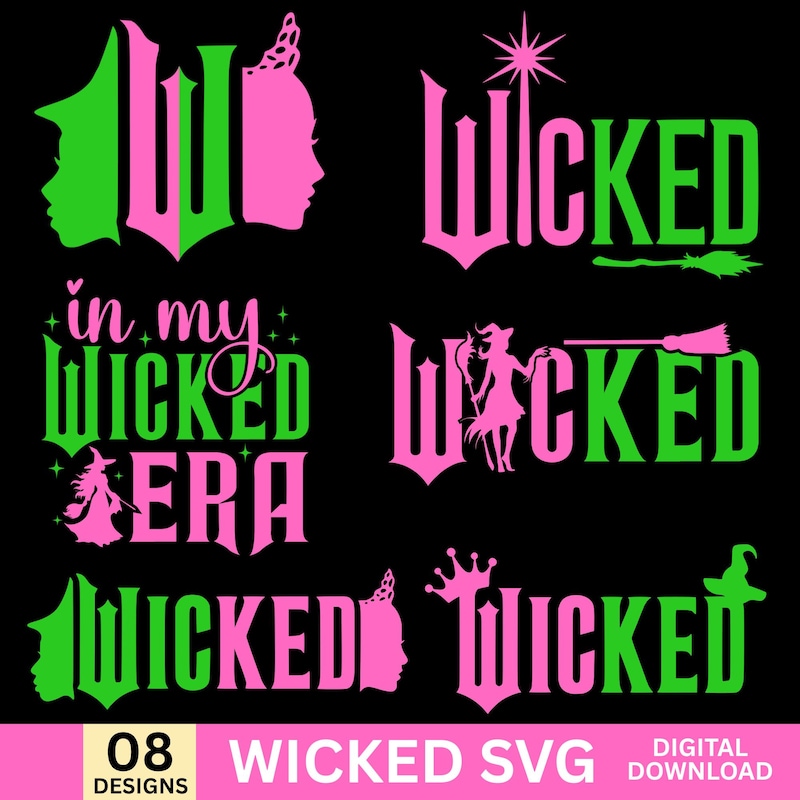 Elphaba and Glinda Drawing - Etsy