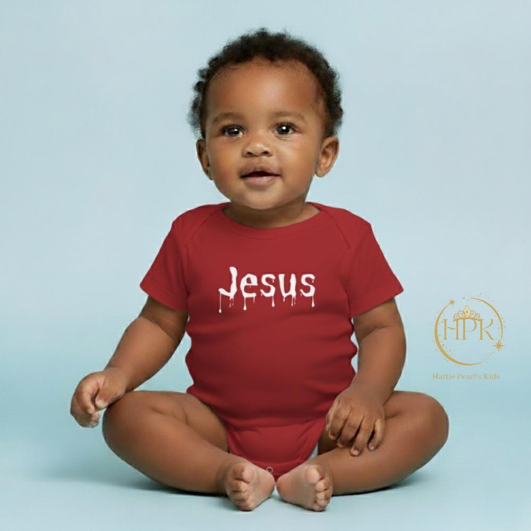 Dripped in Jesus-infant Fine Jersey Bodysuit - Etsy