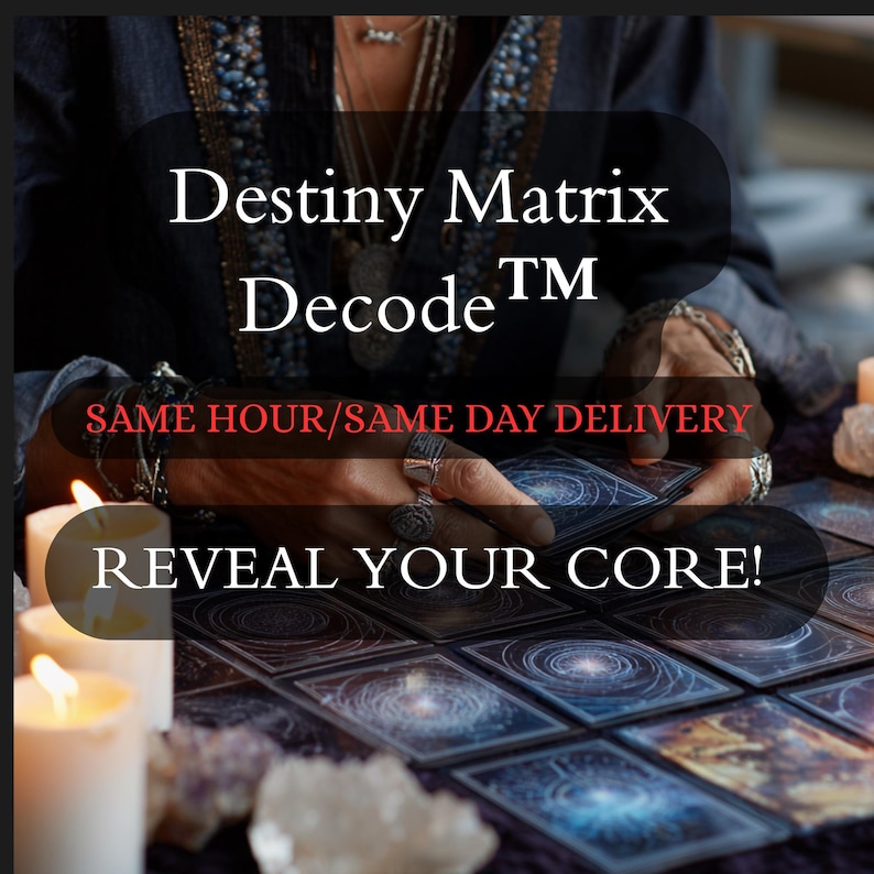 Destiny Matrix Decode™ | Core Numbers + Life Pattern by Madame Luna - Etsy