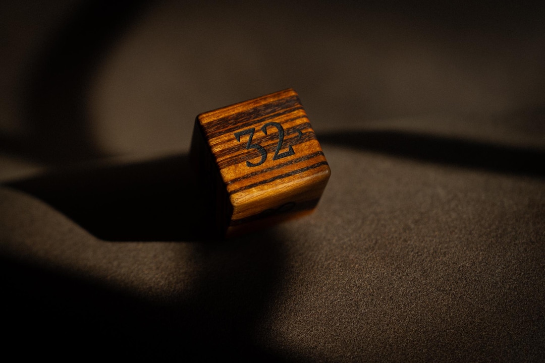 Handmade Backgammon Doubling Cube, Tigerwood, Maple, Walnut, Padauk - Etsy