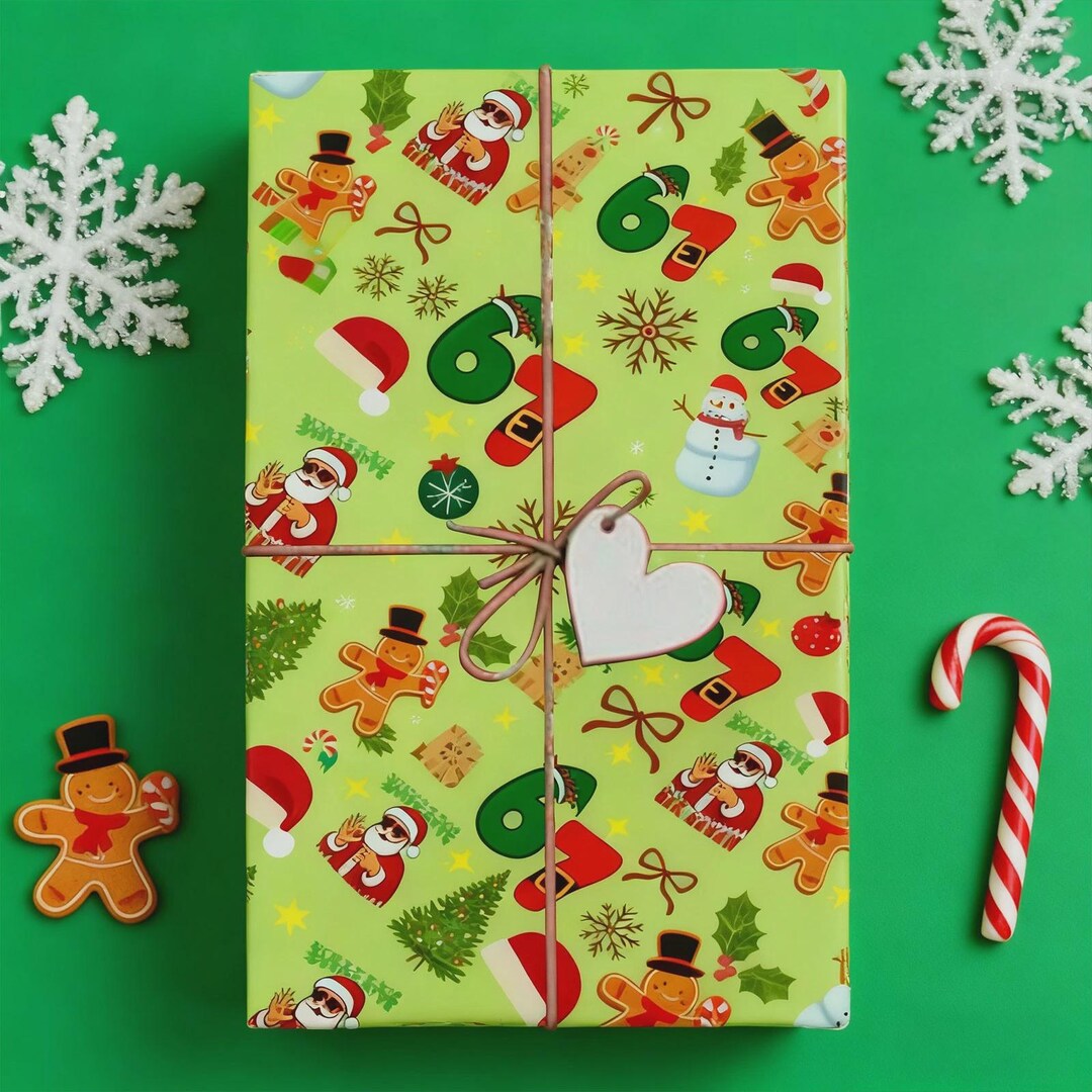 Christmas Wrapping Paper Roll Meme Funny Xmas Gift Wrap 2 - Etsy
