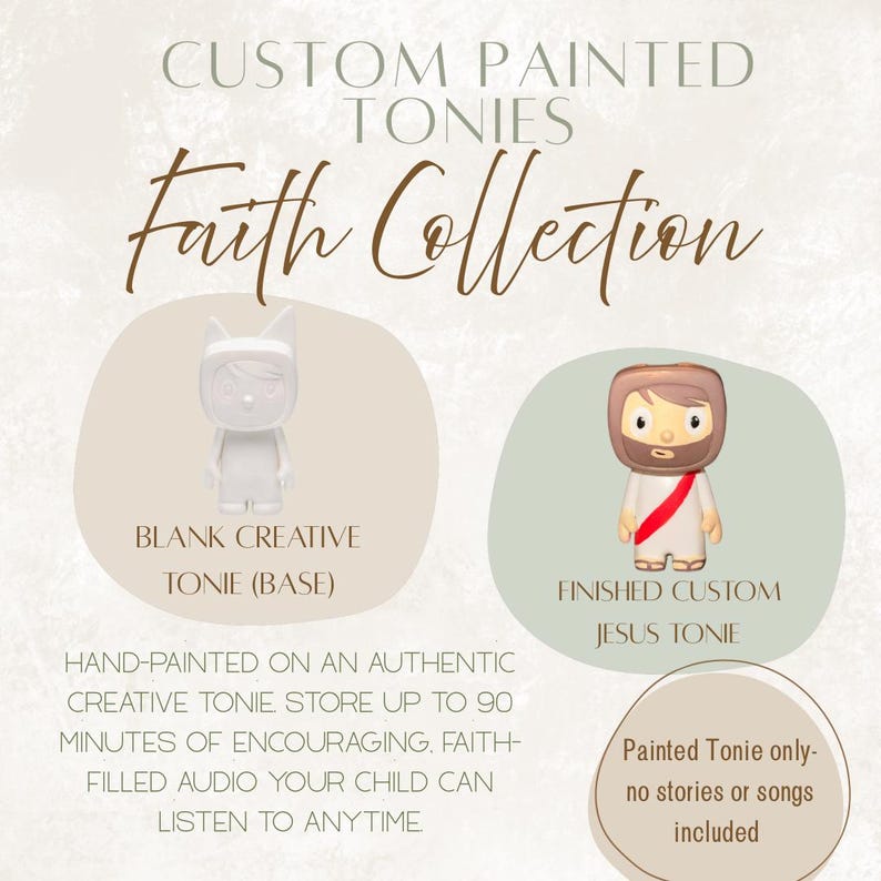 Custom Jesus Tonie | Hand-painted | Faith-inspired Figurine for ...