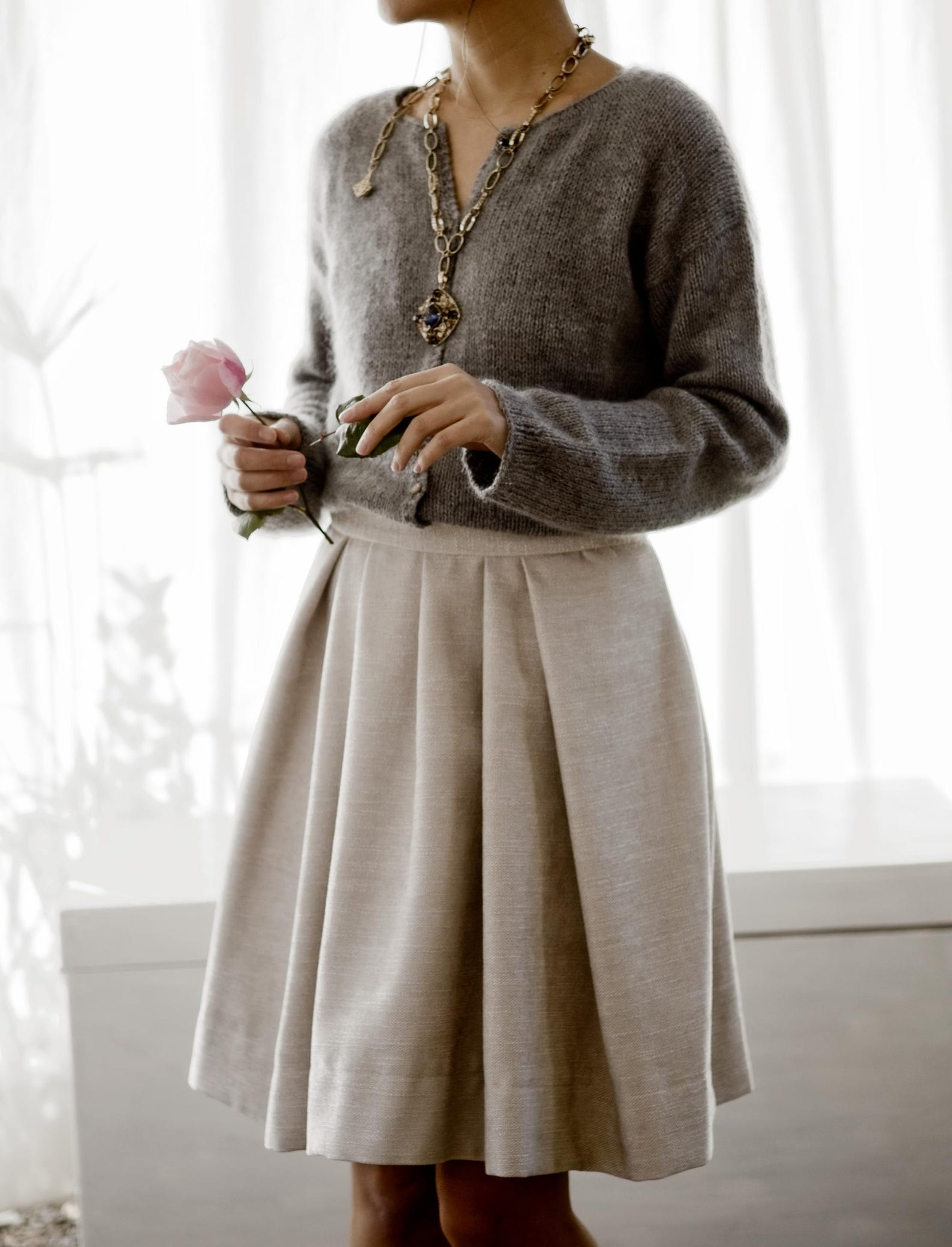 Classic Reversible Drop Shoulder Cardigan Knitting Pattern PDF ...