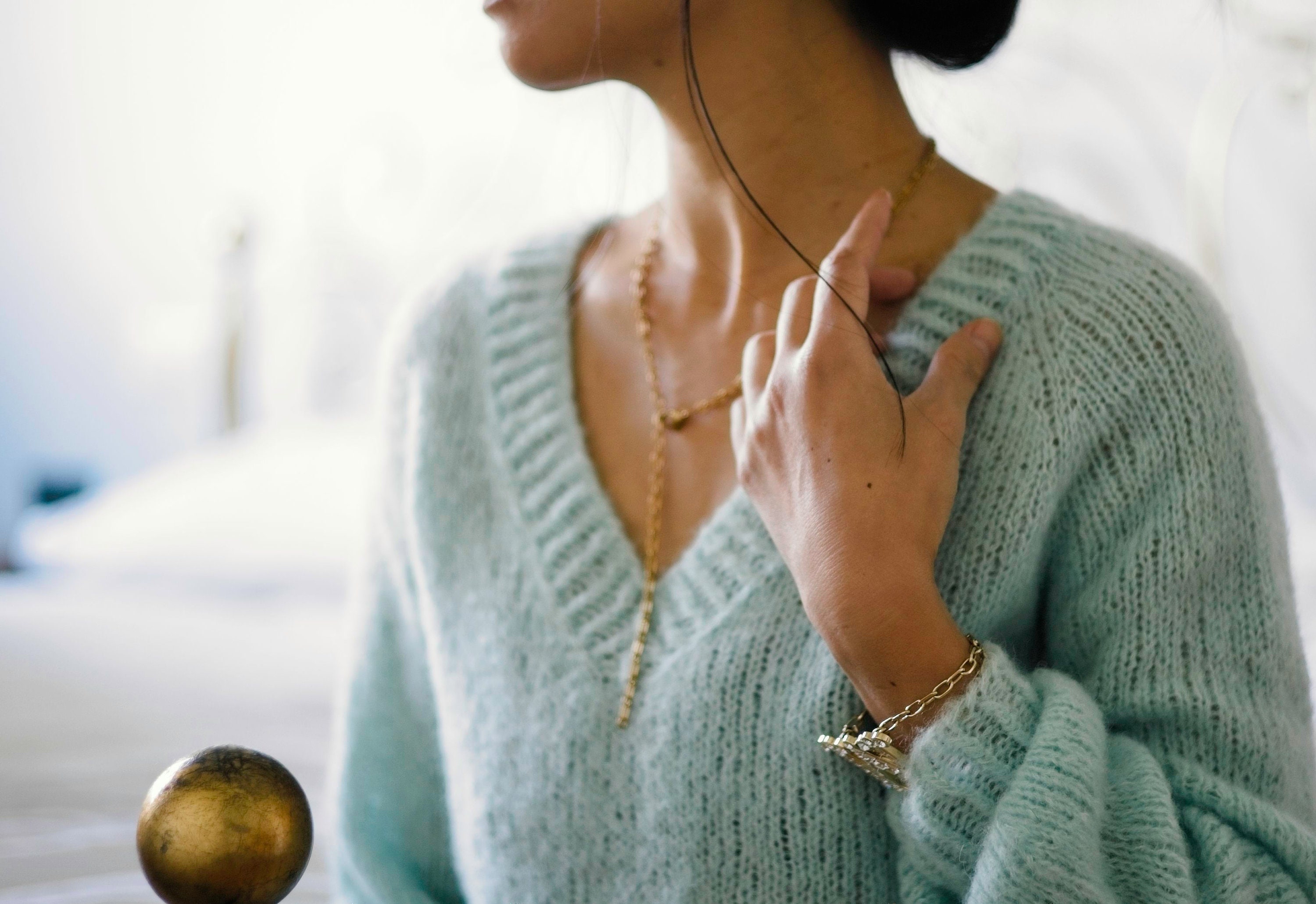 Beginner Friendly Top Down Sweater Knitting Pattern PDF: CP05 V-neck ...