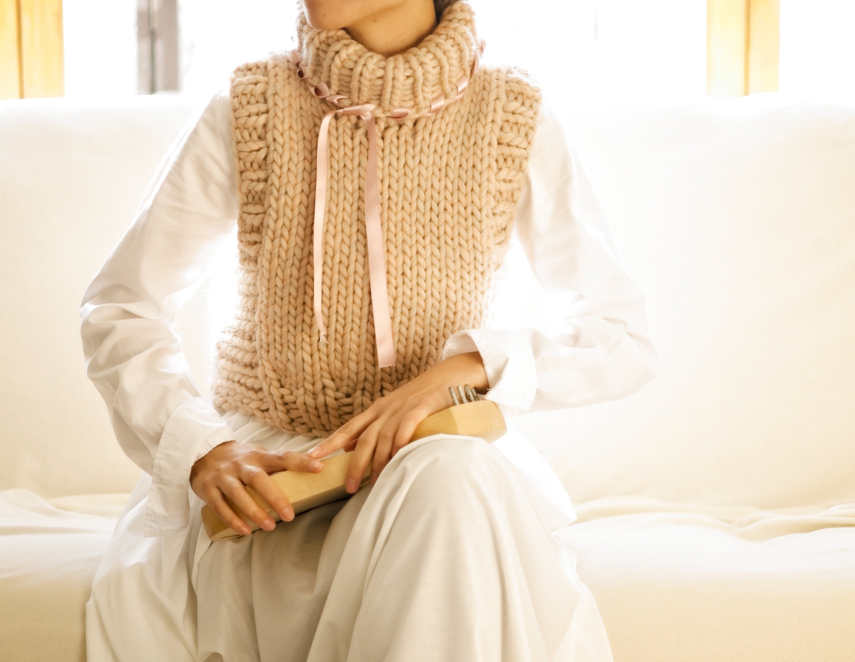 Easy Beginner Friendly Vest Pattern: Geometry III Slipover With ...