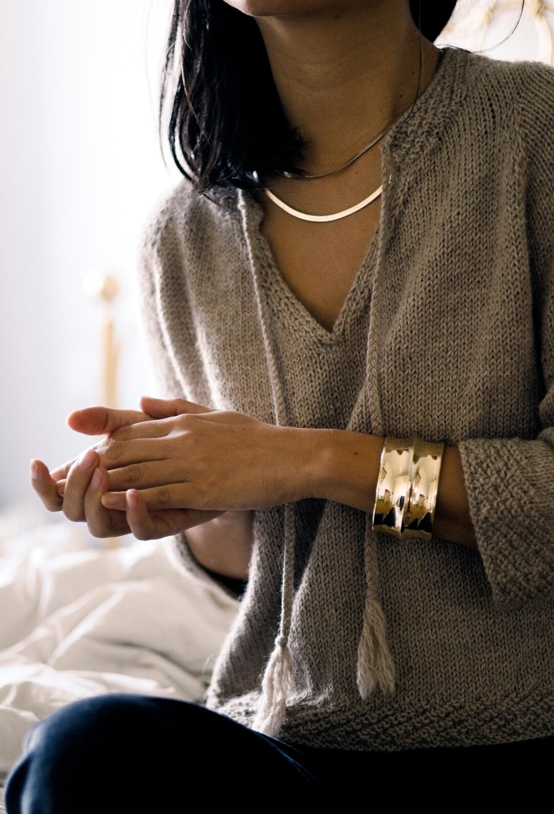 Seamless Knitting Pattern PDF: Never Too Late Sweater DK Weight Sweater ...